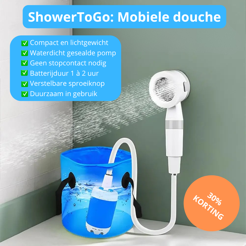 ShowerToGo | Altijd een douche bij de hand – Lunexa